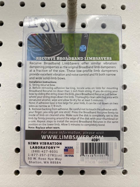 LimbSaver Recurve Broadband Limbsavers – Chicago Archery